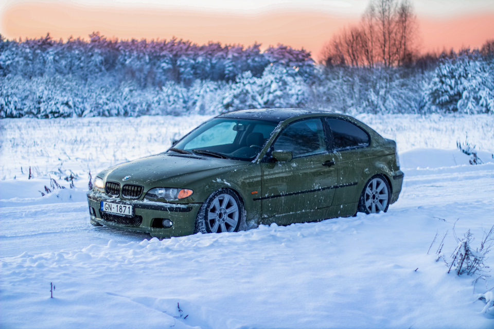 Winter e46 compact front swap — BMW 3 series Compact (E46/5), 1,8 л ...