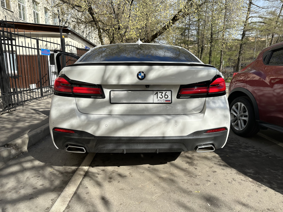 S754A. M Rear Spoiler — BMW 5 series (G30), 2 л, 2020 года | стайлинг ...