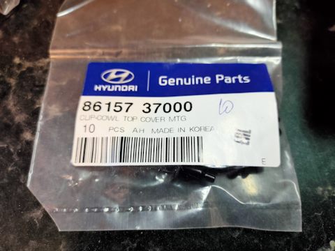 8615737000 Пластиковые фиксаторы KIA HYUNDAI | Запчасти на DRIVE2