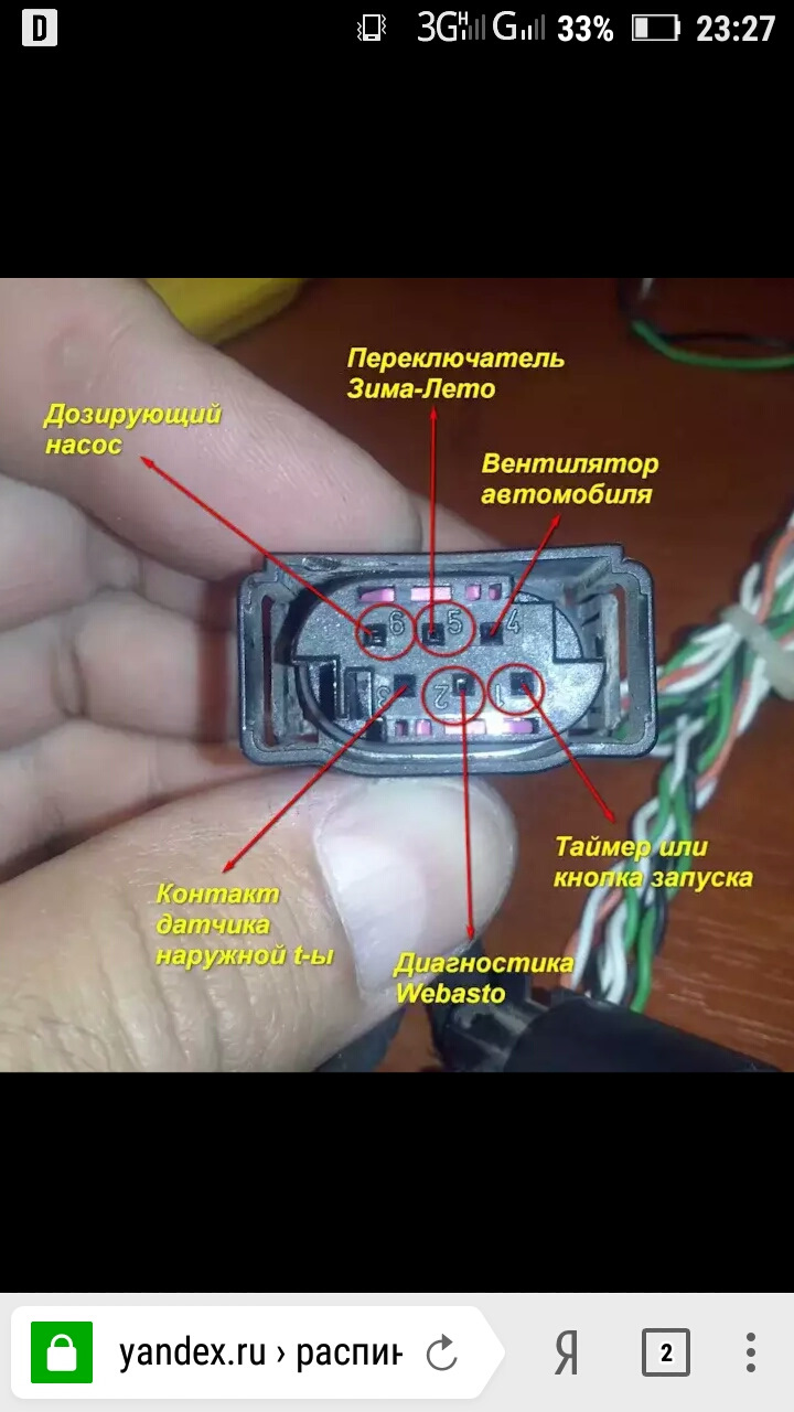 Проводка для вебасто — Volkswagen Transporter T4, 2,5 л, 1998 года ...