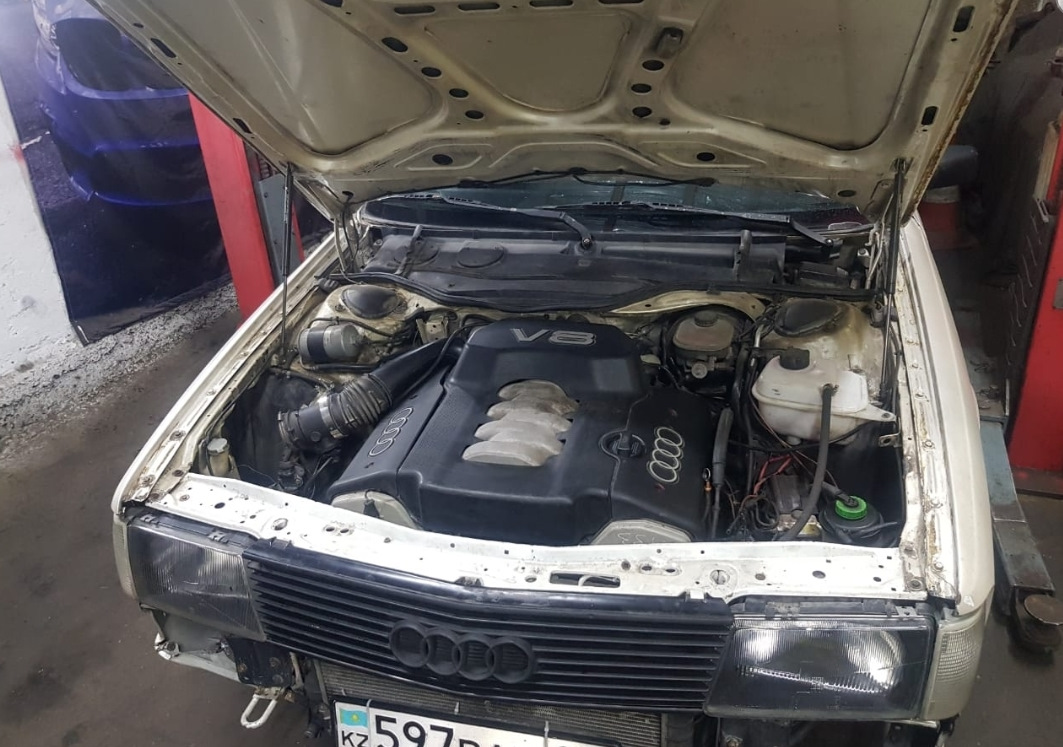 Чуток звука V8 вам в ленту)) — Audi 100 (C3), 4,2 л, 1989 года ...