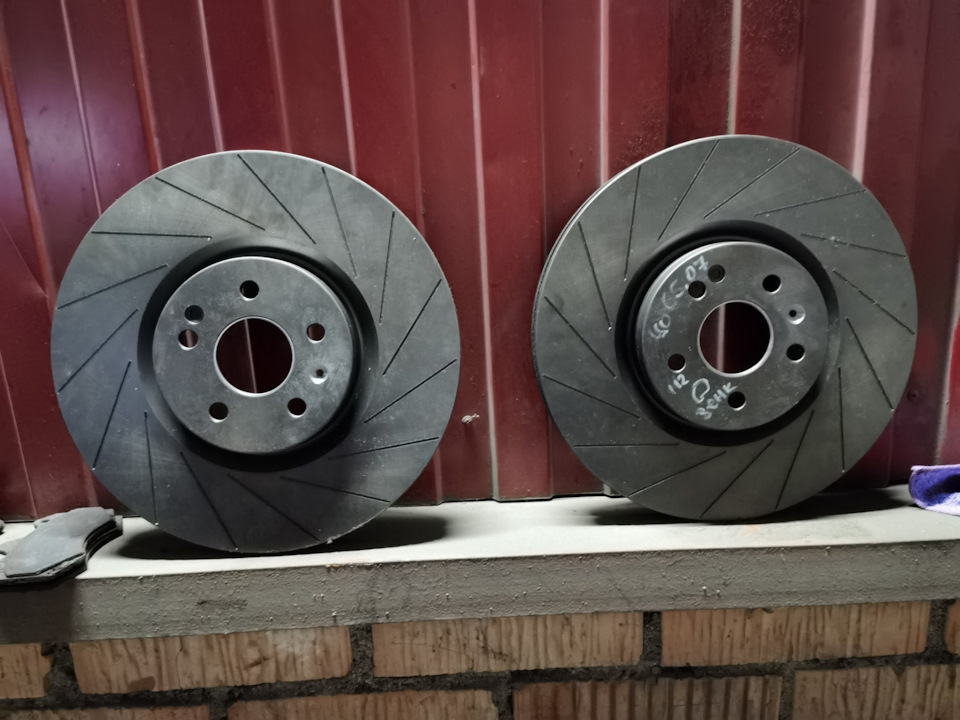 Тормазные диски — Volkswagen Golf R Mk7, 2 л, 2014 года | тюнинг | DRIVE2