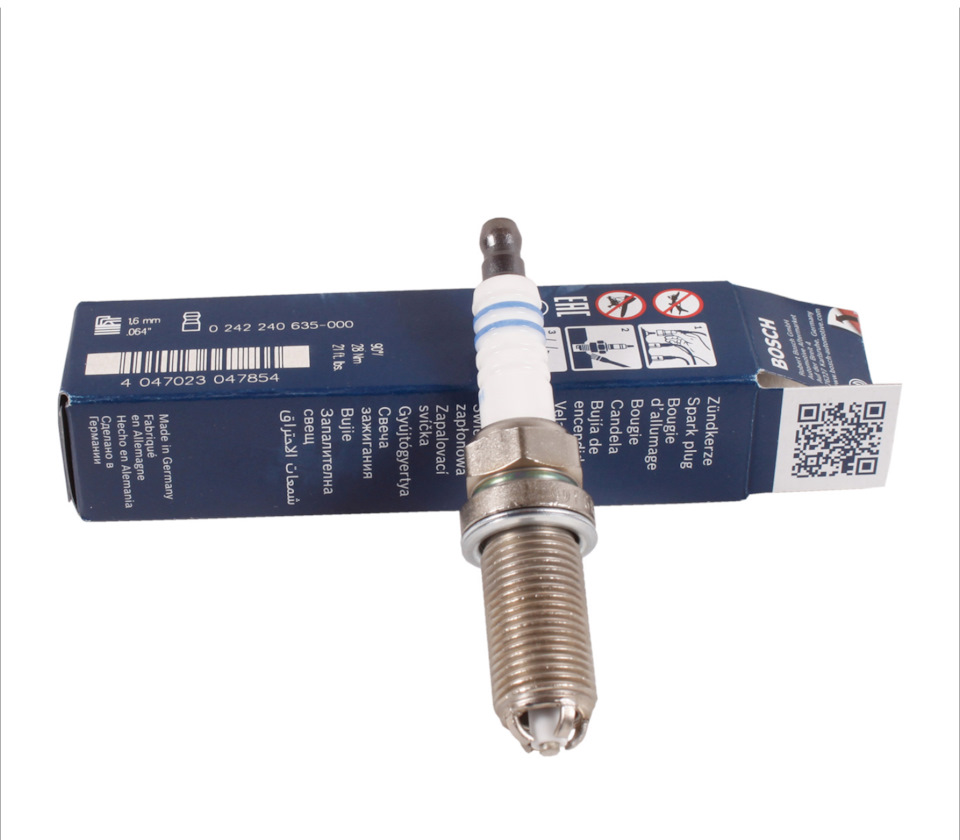 0242240635 Свеча зажигания BOSCH | Запчасти на DRIVE2