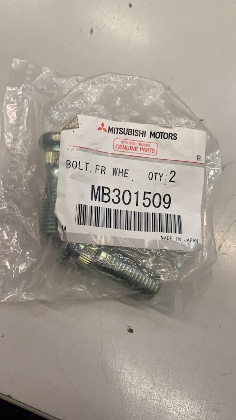 MB301509 Шпилька колёсная Mitsubishi | Запчасти на DRIVE2