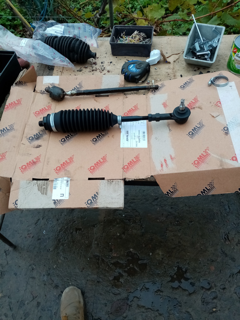 Замена рулевых тяг Лансер9. — Mitsubishi Lancer IX, 1,6 л., 2007 года ...