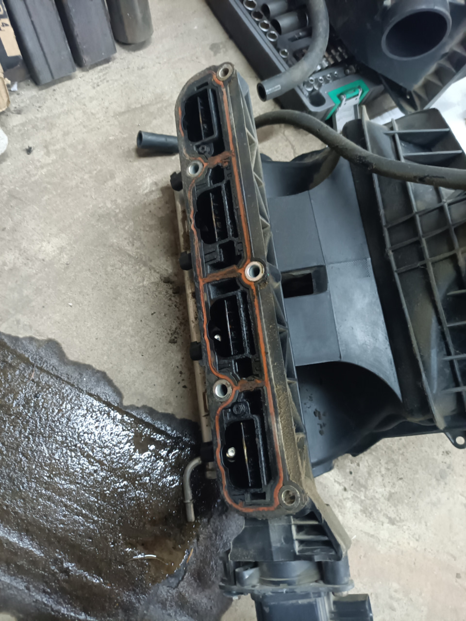 Чистка впускного коллектора — Dodge Caliber, 2 л, 2007 года | плановое ...