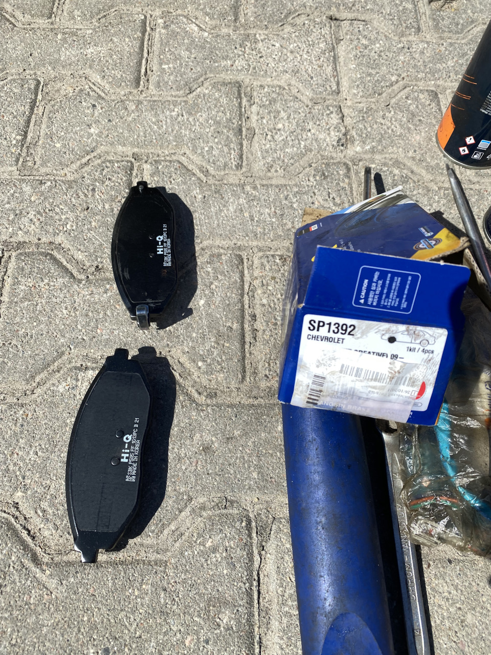 SP1392 Колодки тормозные передние SANGSIN | Запчасти на DRIVE2