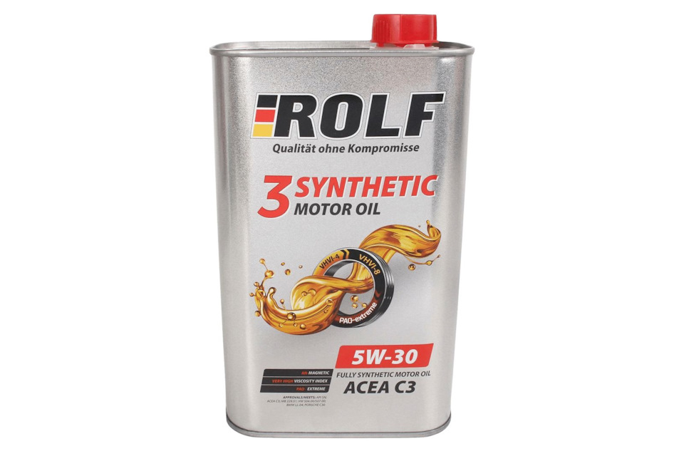 Масло на ТО 0,5. ROLF 3-Synthetic 5W-30 С3 — Hongqi HS5, 2 л, 2023 года | запчасти | DRIVE2