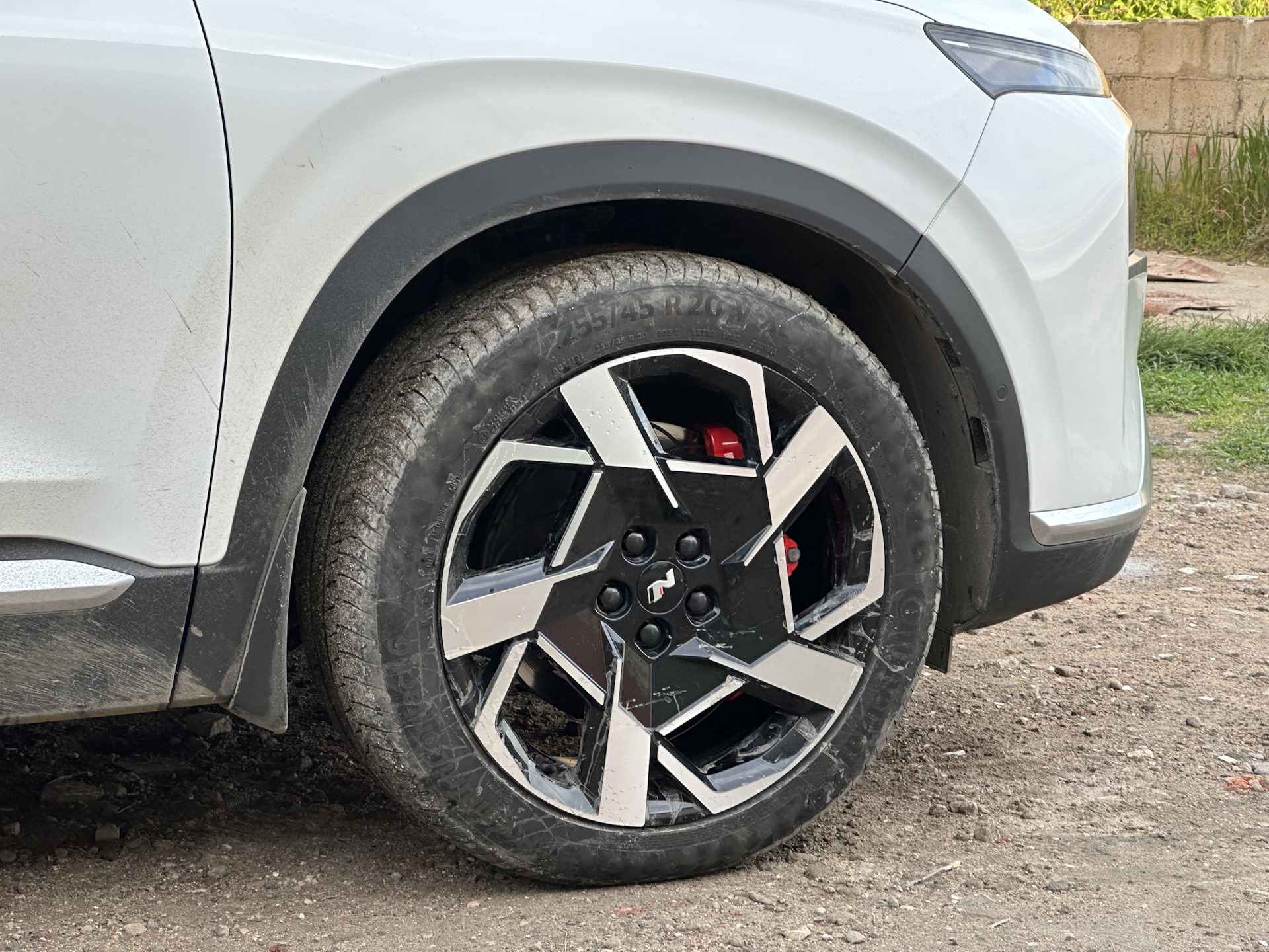 Добавил немного оригинальных шильдиков N line — Hyundai Santa Fe (4G ...