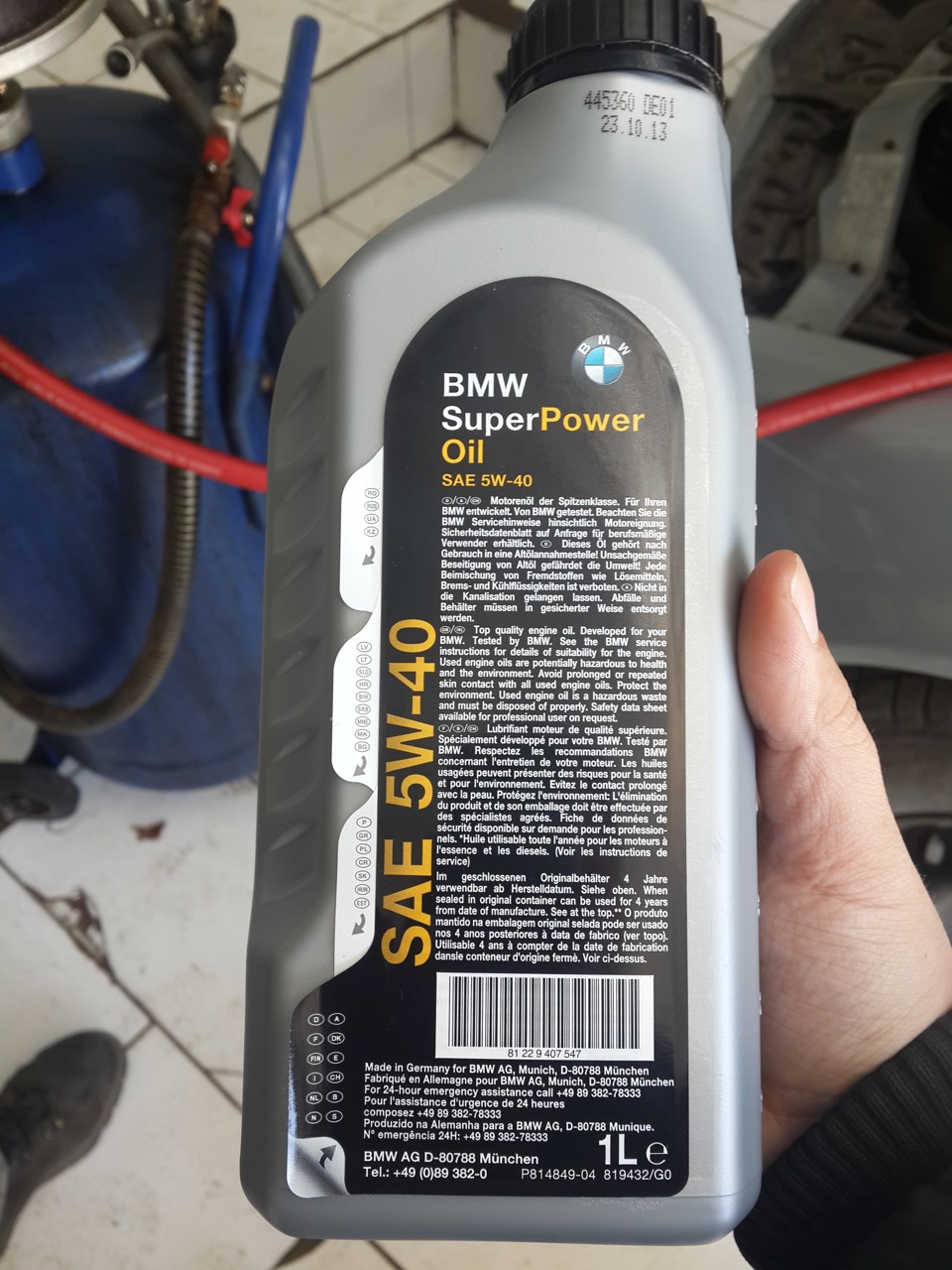 замена масла в двигателе — BMW 3 series (E36), 2,8 л, 1996 года ...