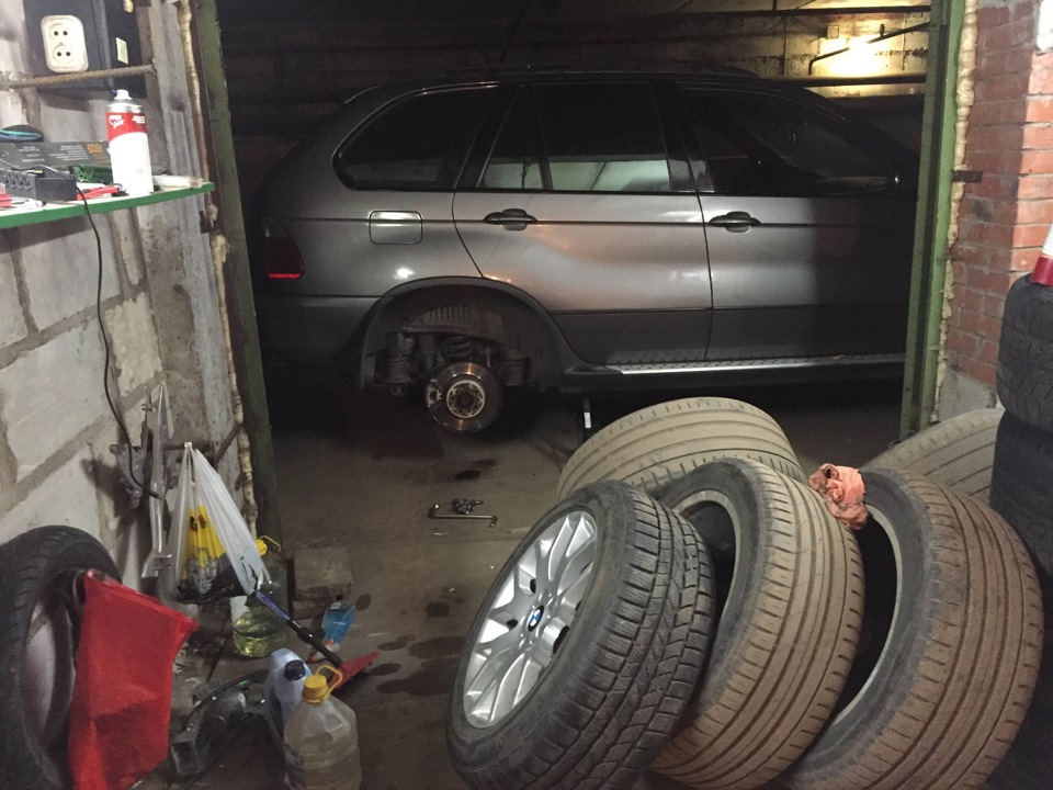 #11 Style 177 + Continental Conti4x4WinterContact — BMW X5 (E53), 3 л ...