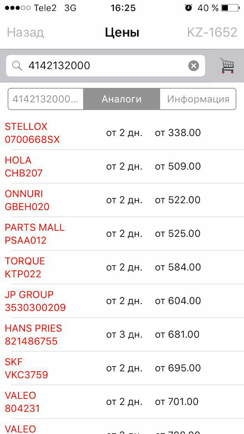 4142132000 Подшипник с цилиндрическими роликами KIA HYUNDAI | Запчасти ...