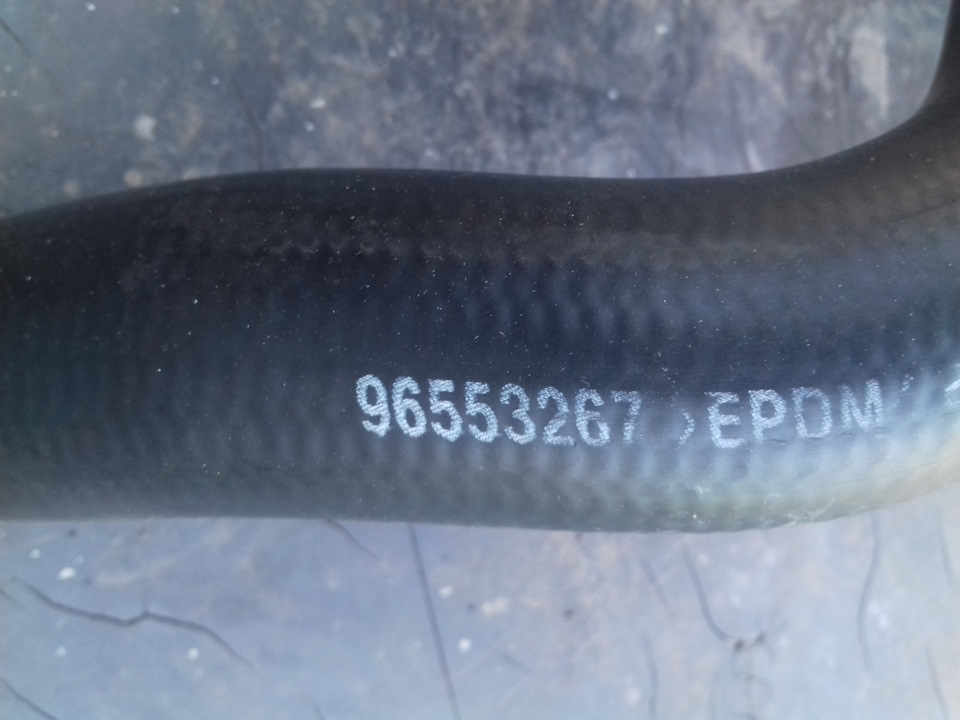 96553267 Патрубок радиатора верхний GM | Запчасти на DRIVE2