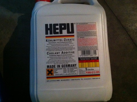 P999G12005 Антифриз (красный) 5 литров HEPU | Запчасти на DRIVE2