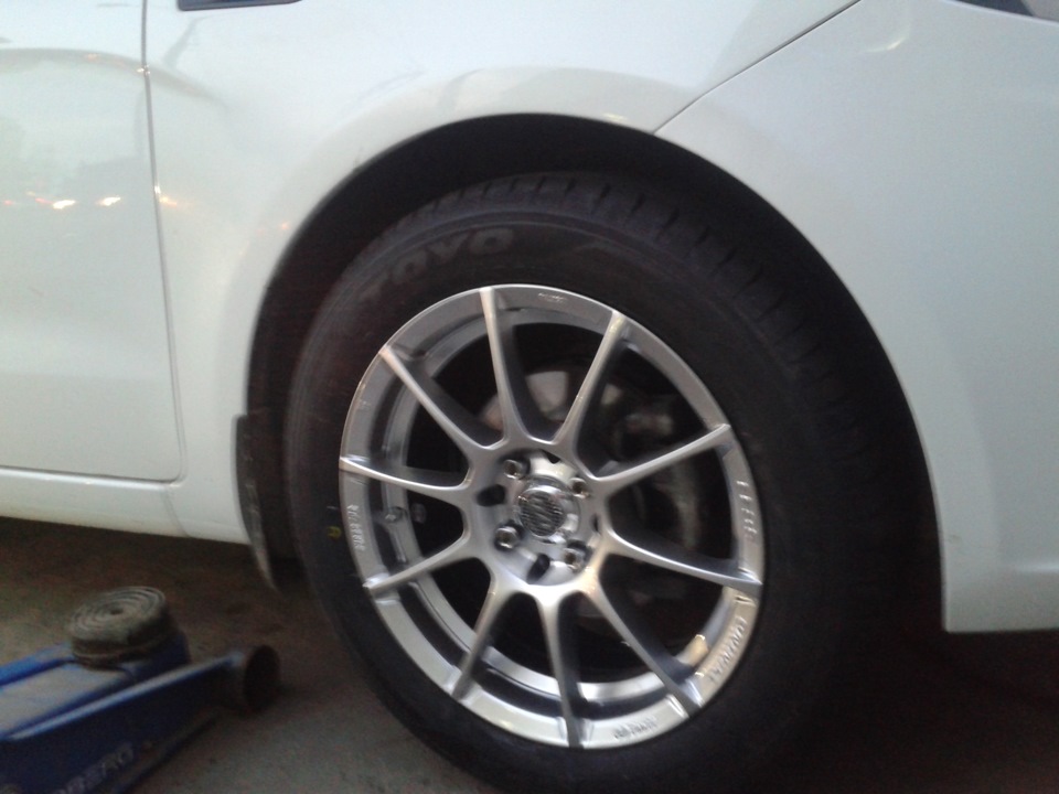 Шины + Диски = итог… — KIA Rio (3G), 1,6 л, 2013 года | шины | DRIVE2