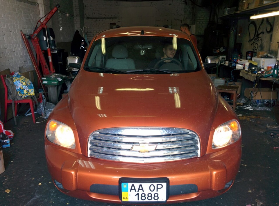 Линзы 3,0" Н1 на Chevrolet HHR Panel LT — DRIVE2