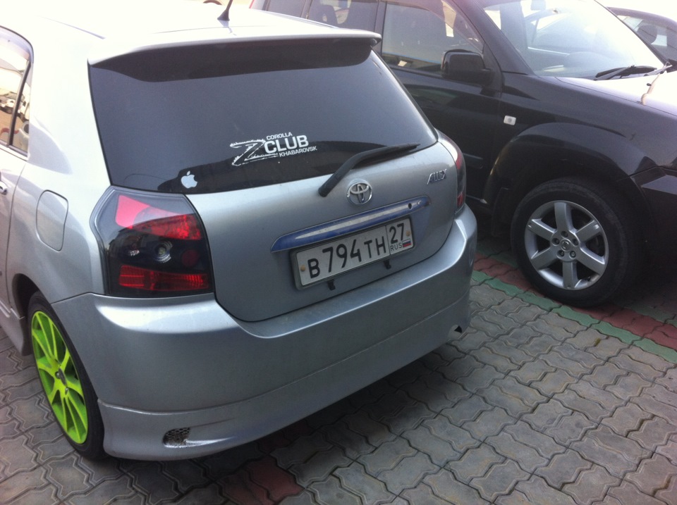 Установка стопарей — Toyota Allex, 1,5 л, 2001 года | тюнинг | DRIVE2