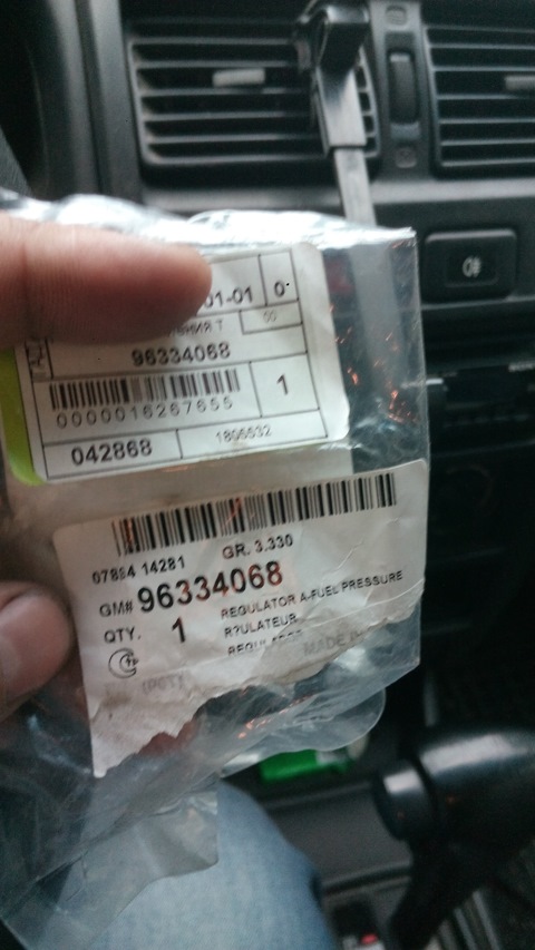 96334068 Регулятор давления топлива GM | Запчасти на DRIVE2