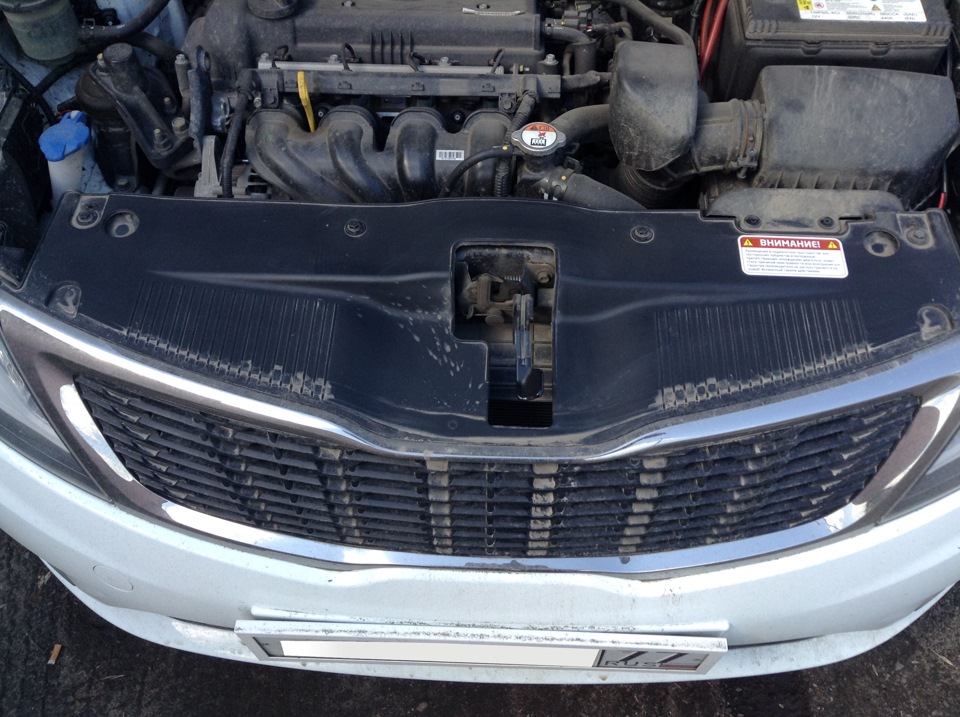 Польза от уплотнителя капота — KIA Rio (3G), 1,6 л, 2013 года | тюнинг ...