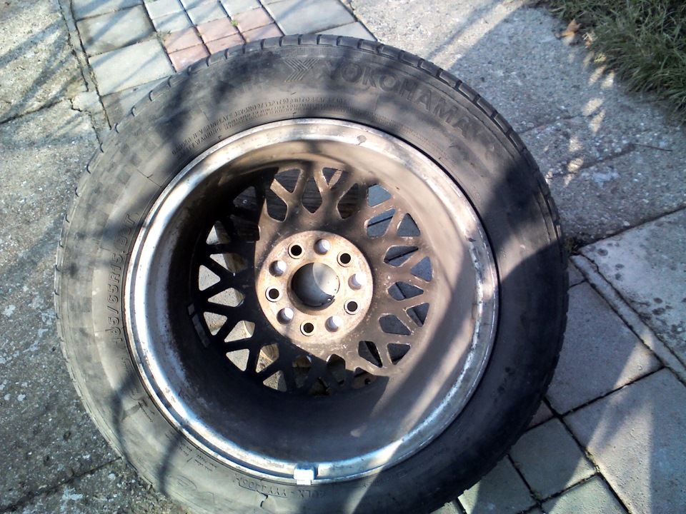 RIMS washed with acid — Opel Omega A, 1,8 л, 1988 года | колёсные диски ...