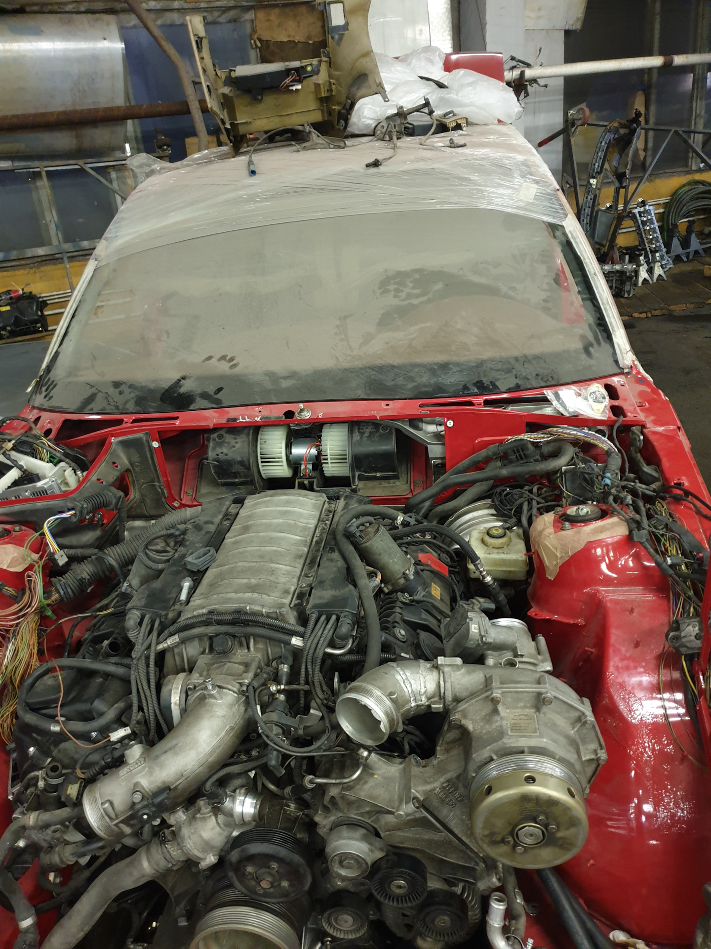 Итак, накинул новый мотор 500лс n62b44 Supercharger — BMW 5 series (E34 ...