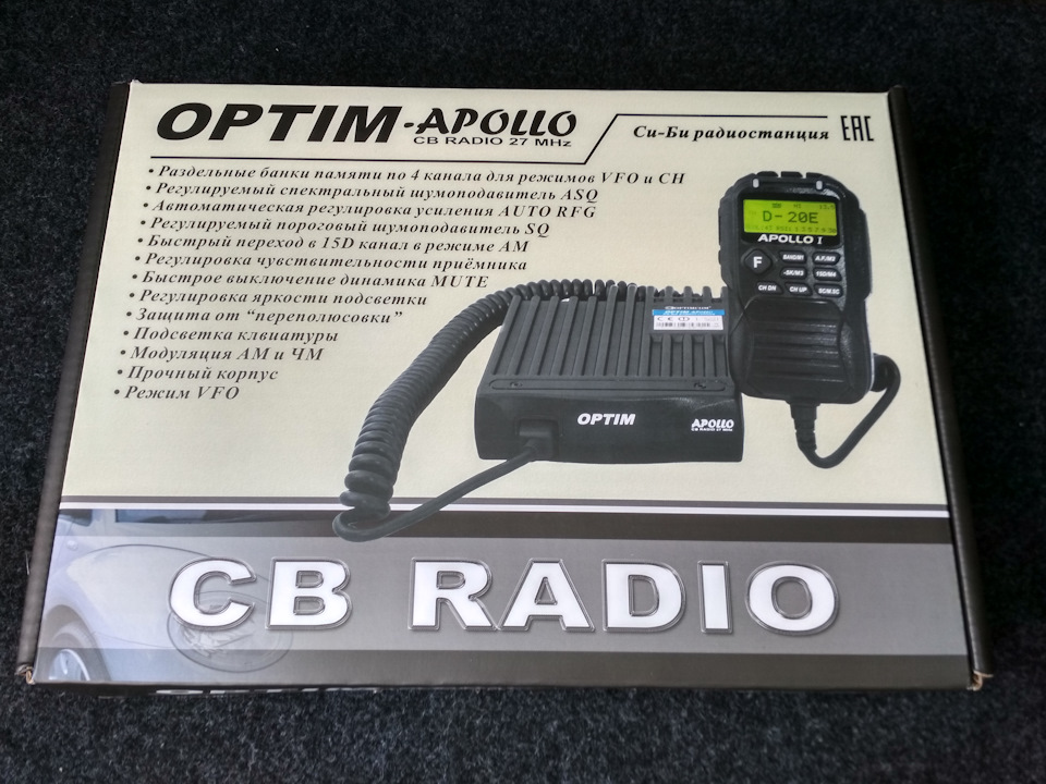 Радиостанция Optim Apollo rev.3 — Great Wall Hover, 2 л, 2014 года | аксессуары | DRIVE2