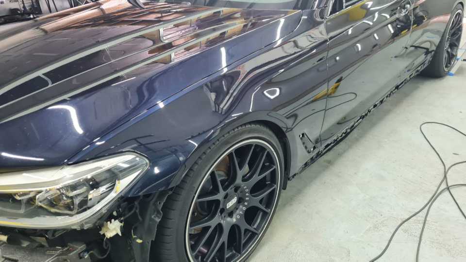 Teckwrap Mossy Green + GYEON Q2 PPF — BMW 5 series Touring (G31), 2 л ...