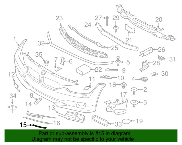 51117296374 Накладной стержень П Ср SPORT / ACC BMW | Запчасти на DRIVE2