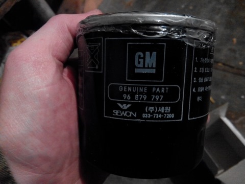 96879797 Фильтр масляный GM | Запчасти на DRIVE2