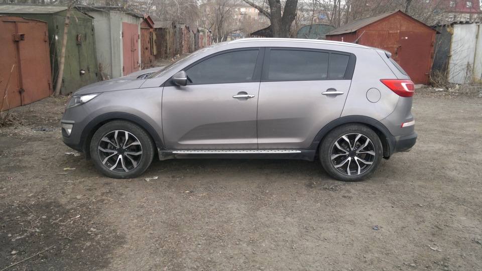 Тонировка — KIA Sportage (3G), 2 л, 2012 года | стайлинг | DRIVE2