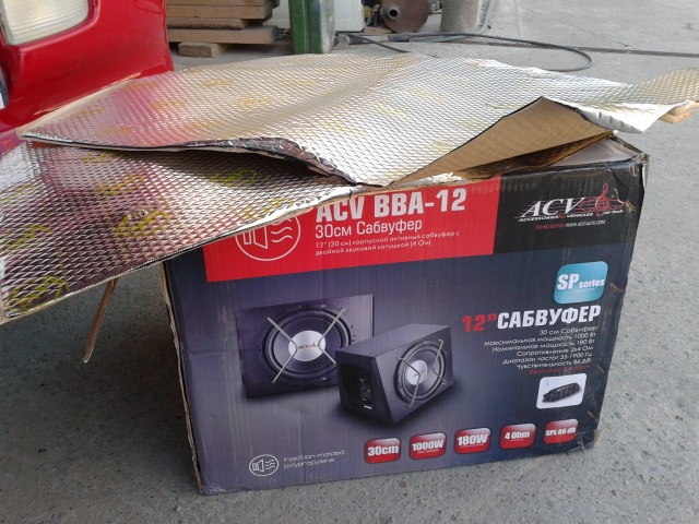 Subwoofer ACV BBA-12 суППер Буфвер =)) — Toyota Yaris (p1), 1,5 л, 2001 года | автозвук | DRIVE2