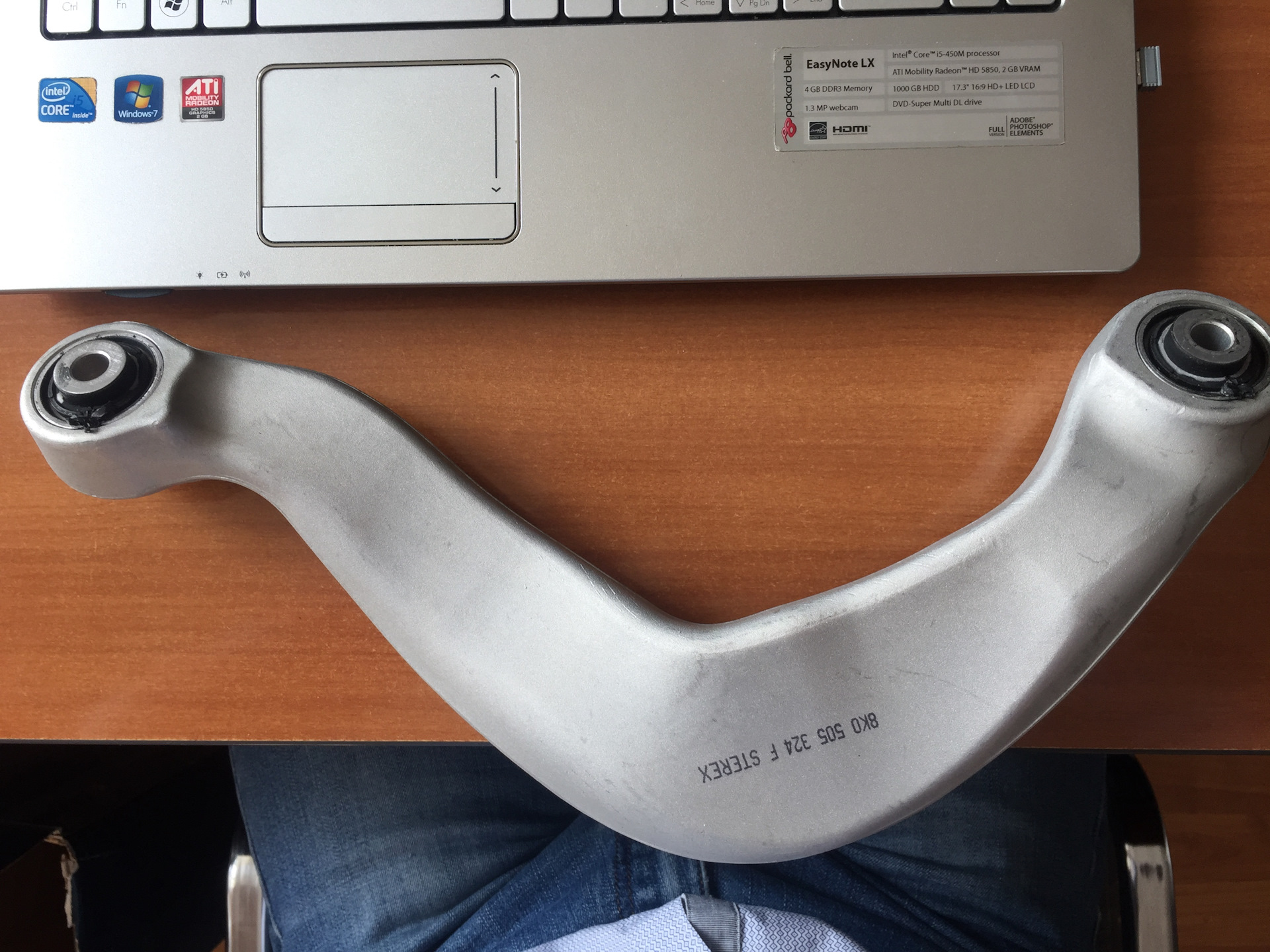 Покупка заднего рычага верхнего. — Audi A4 Avant (B8), 2 л, 2009 года ...