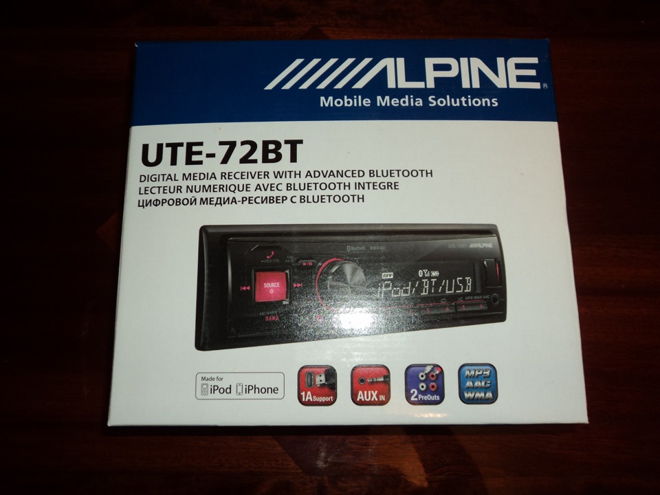 И снова Alpine! Установка нового ресивера Alpine UTE-72BT. — Lada ...