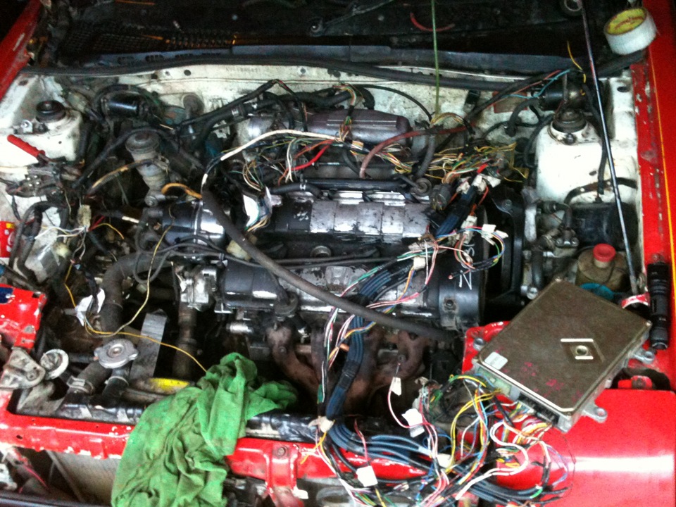 Началось) — Honda Integra (AV/DA1-DA3), 1,6 л, 1990 года | визит на ...