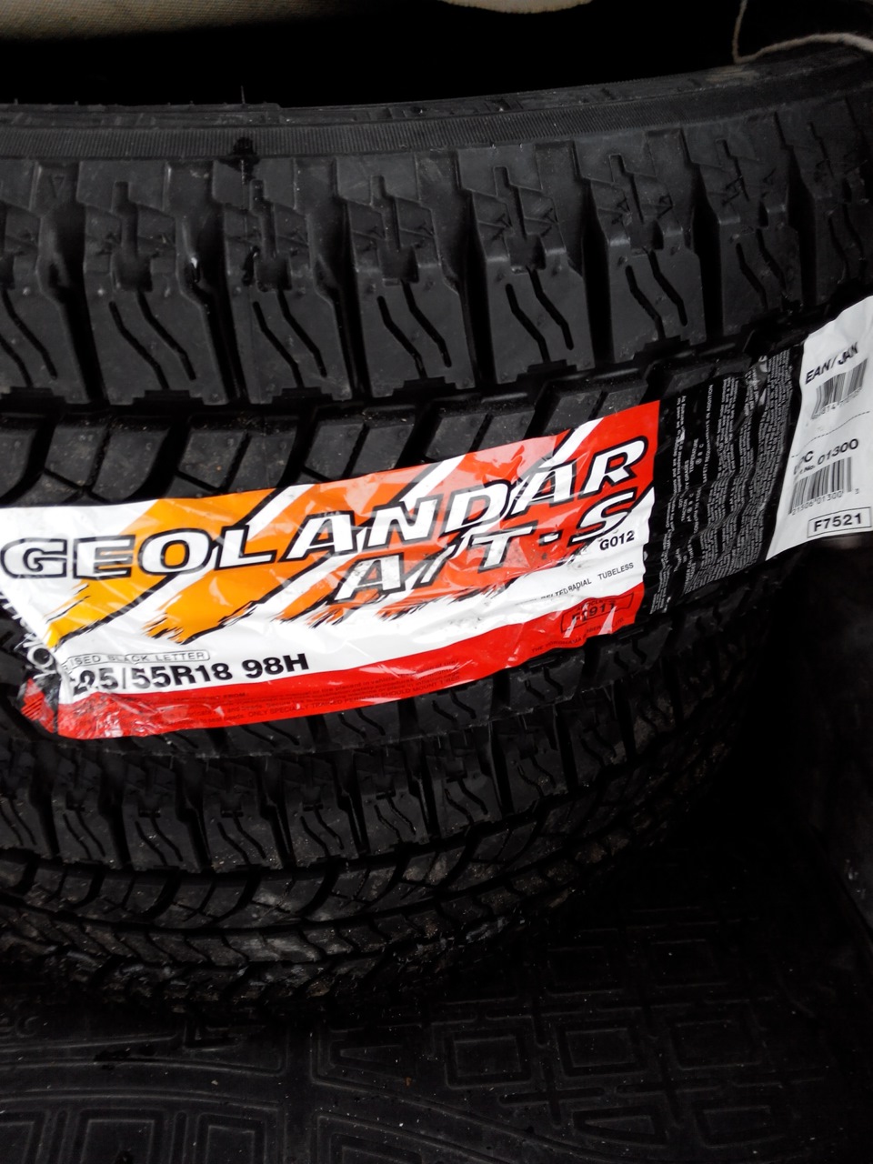 Yokohama Geolandar G012 — Mitsubishi Outlander (3G), 2013 года | шины ...