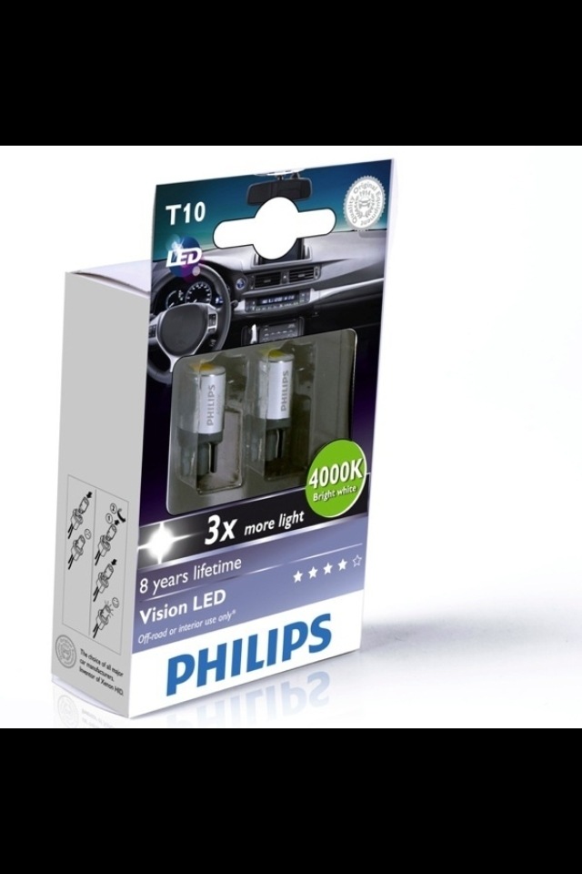 Светодиоды Philips W5W (T10) warm white — Volkswagen Golf Plus, 1,4 л ...