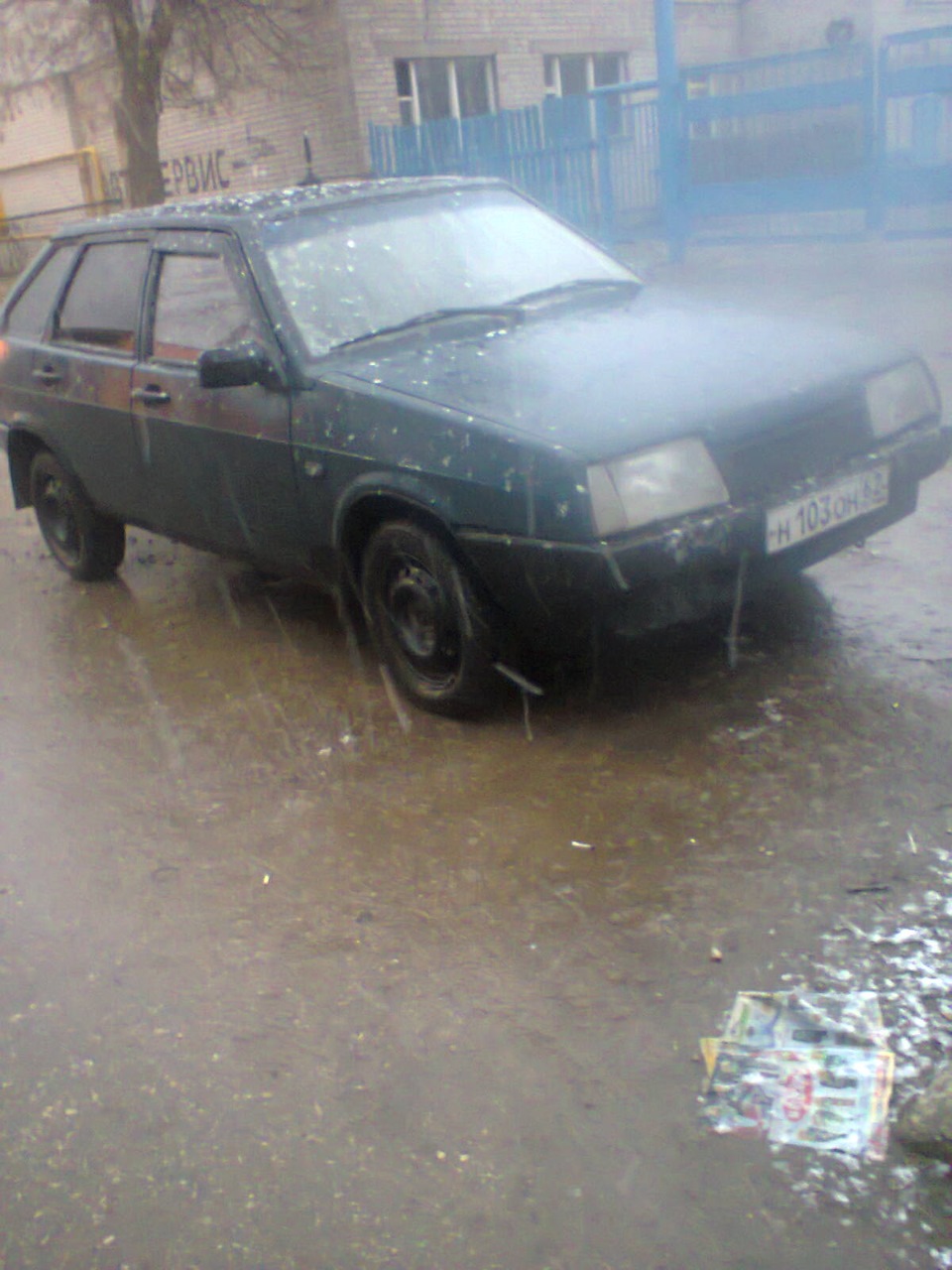 Зима. — Lada 21093, 1,5 л, 1999 года | прикол | DRIVE2