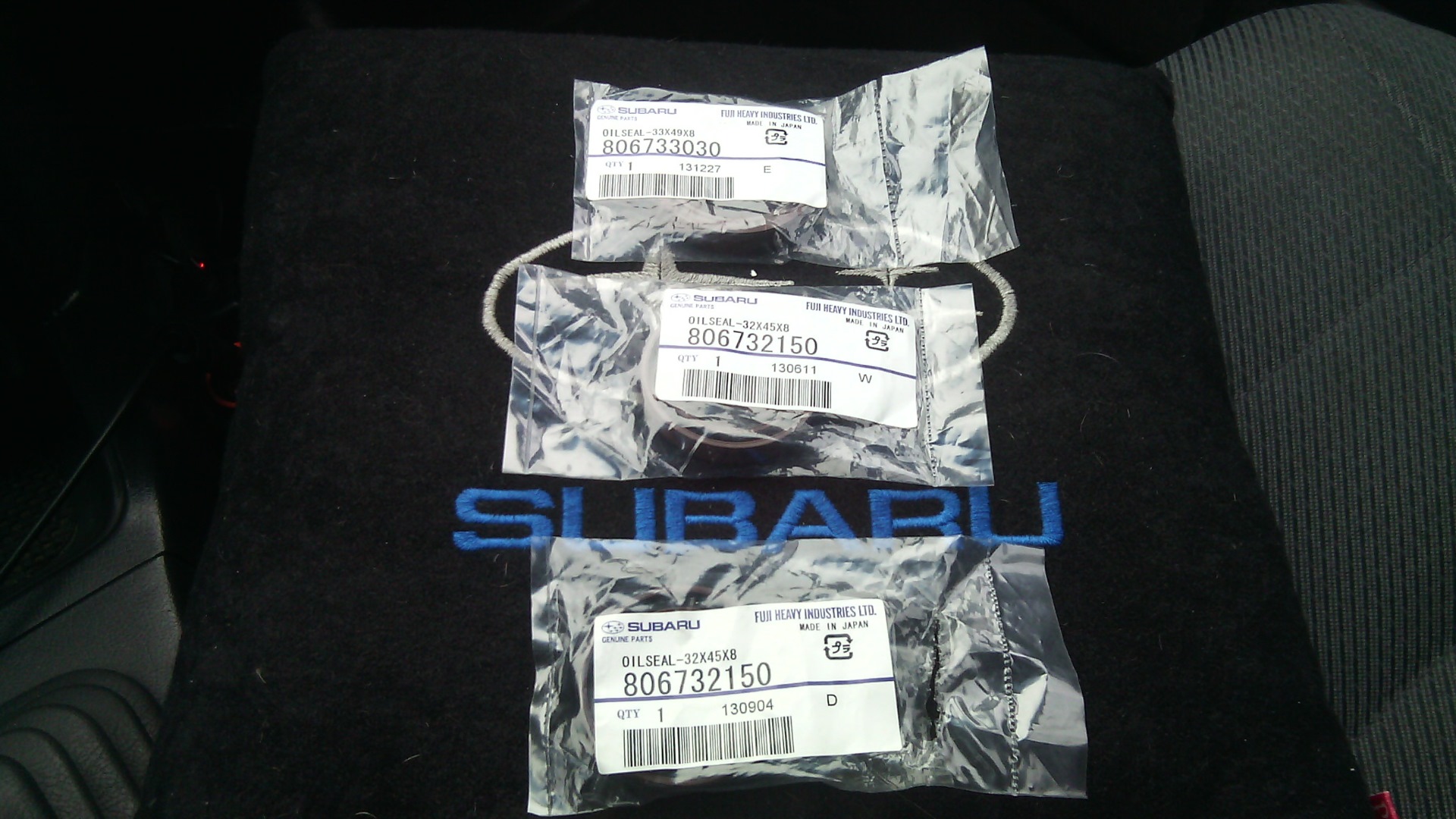 Замена сальников двигателя. — Subaru Legacy (BC/BJ/BF), 1,8 л, 1993 ...