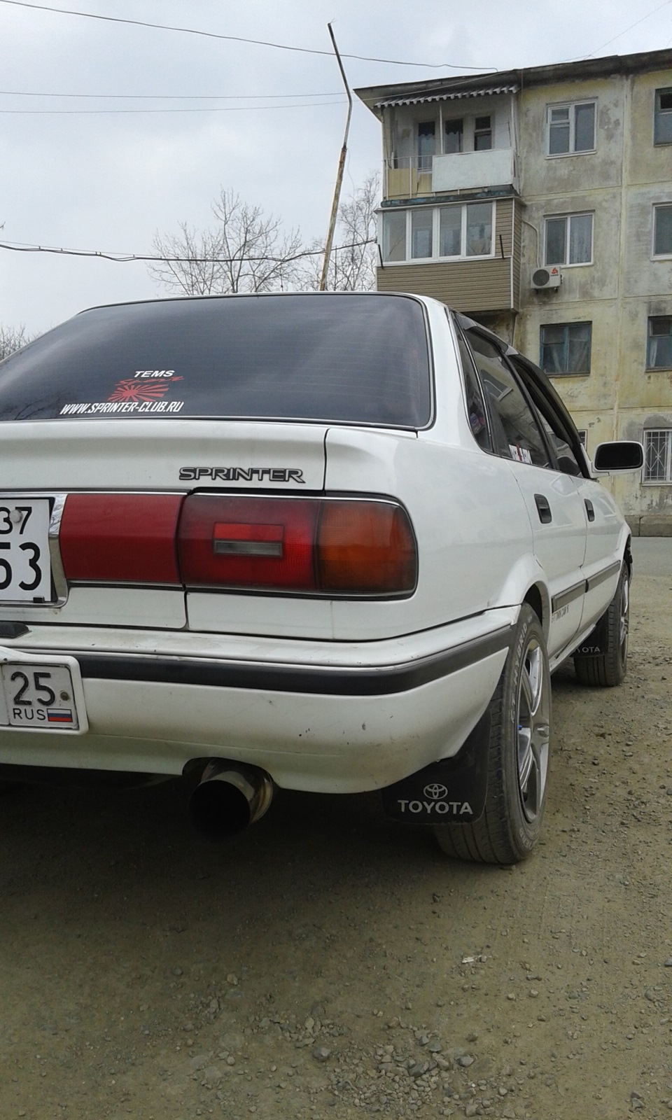 Злой выхлоп HKS — Toyota Sprinter (90), 1,5 л, 1990 года | стайлинг ...
