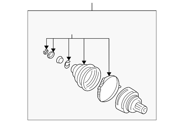 3B0498099A Шарнирный комплект, приводной вал VAG | Запчасти на DRIVE2