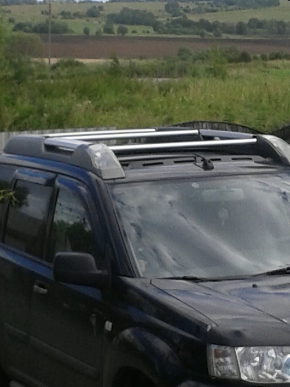 Перекладины на крышу — Nissan X-Trail I (t30), 2,5 л, 2004 года ...