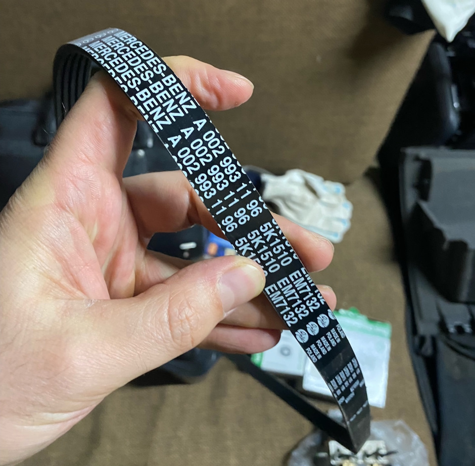 Замена поликлинового ремня, натяжителя, обводного ролика, абсорбера и ...