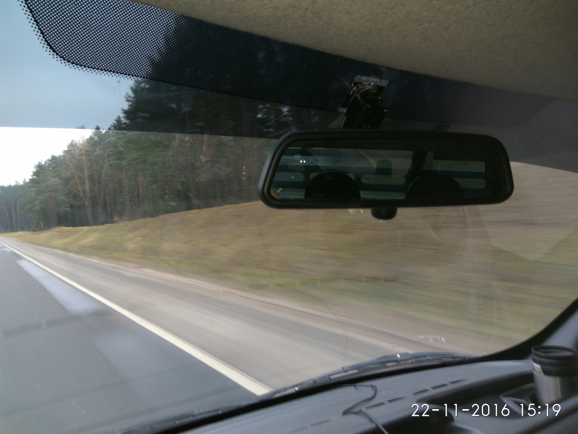 Поставил классное зеркало заднего вида — Ford Transit (6G), 2,4 л, 2000 ...