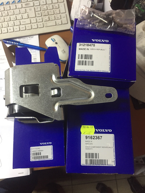 31218475 Замок капота Volvo | Запчасти на DRIVE2