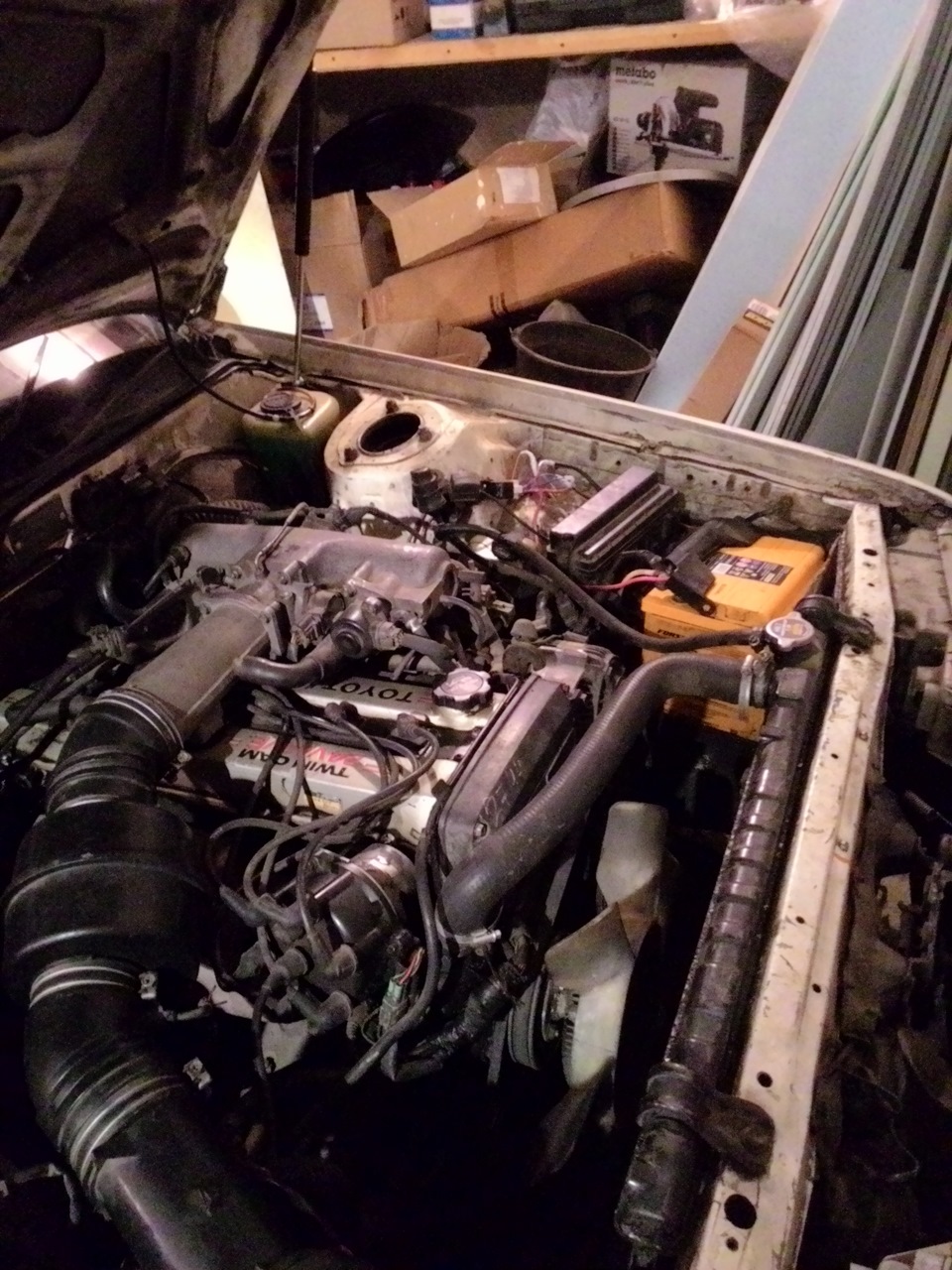 Пустили по греться. — Toyota Mark II (80), 2 л, 1989 года | фотография ...