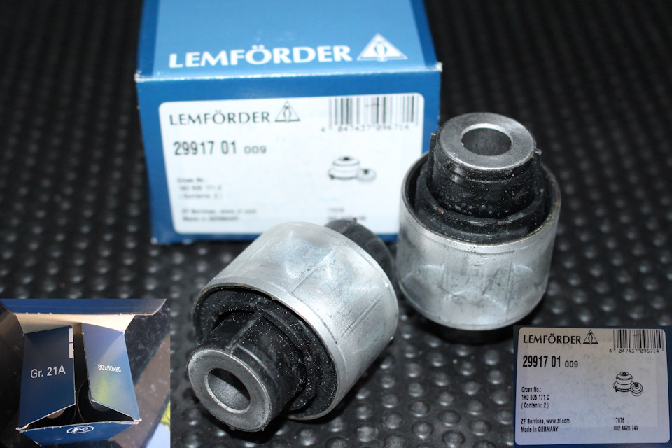 2991701 Сайлентблок рычага подвески LEMFORDER | Запчасти на DRIVE2