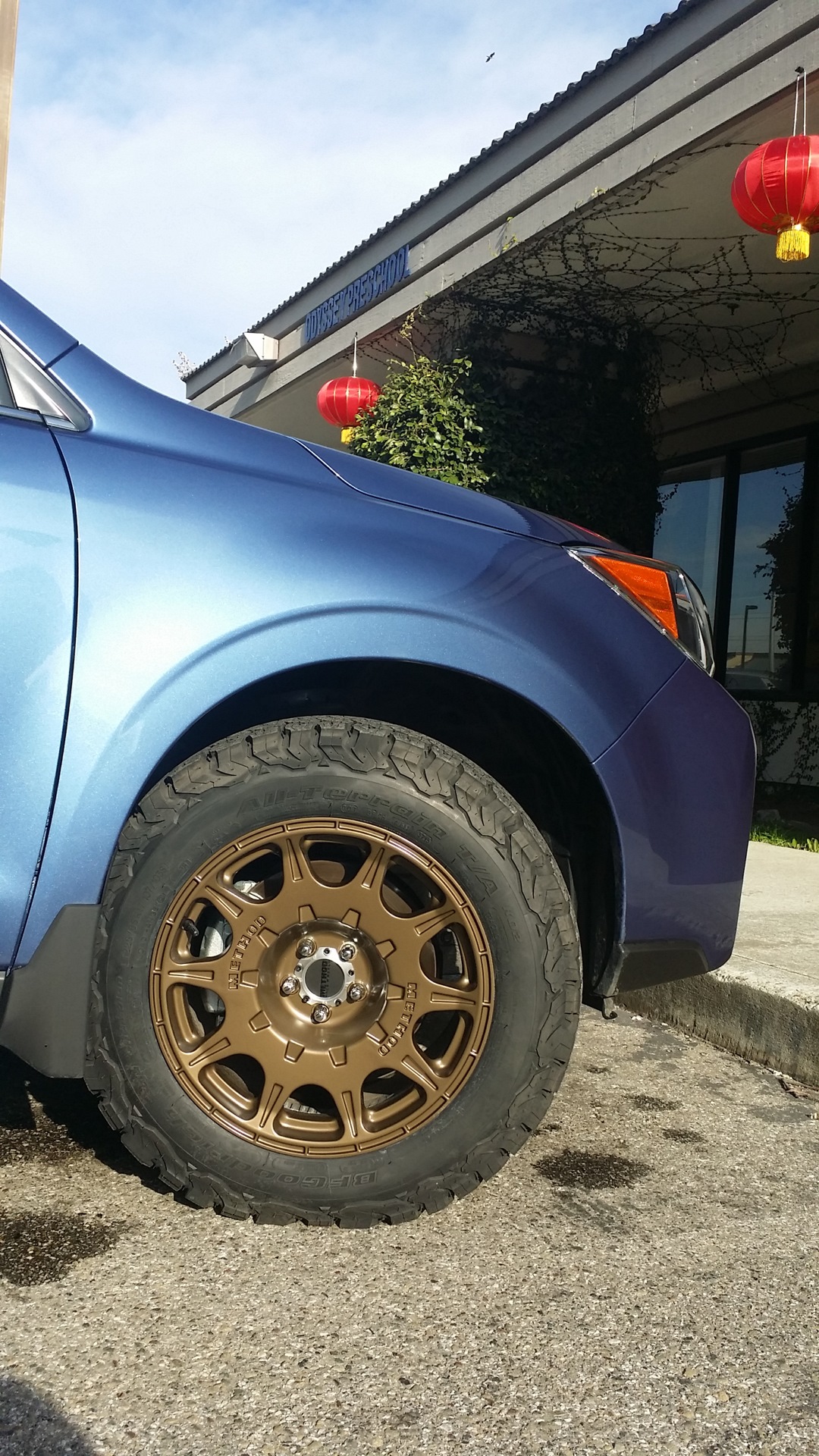 Method MR502 17" wheels installed — Subaru Forester (SJ), 2 л, 2016 ...