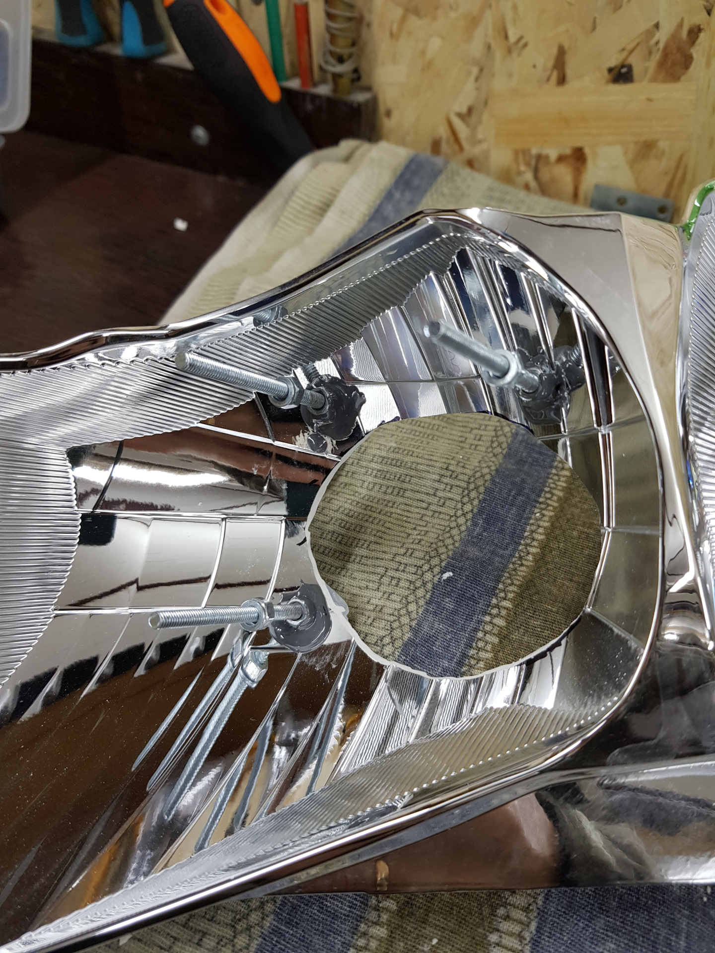 Установка Bi-Led Optima SRT Double Chip 2.5 — Lada Vesta (1G), 1,6 л ...