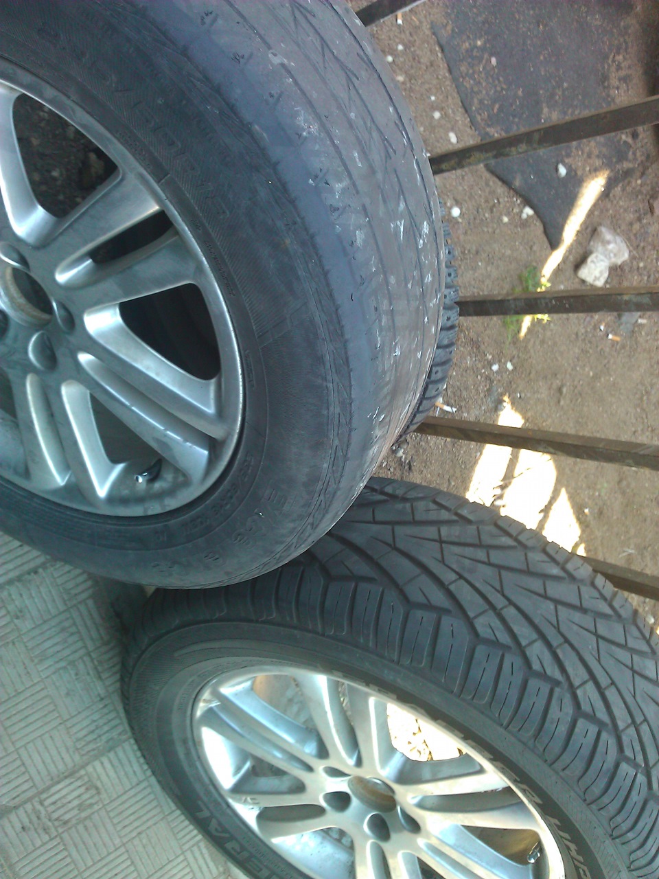 Летние лапти — Volvo XC90 (1G), 2,5 л, 2004 года | шины | DRIVE2