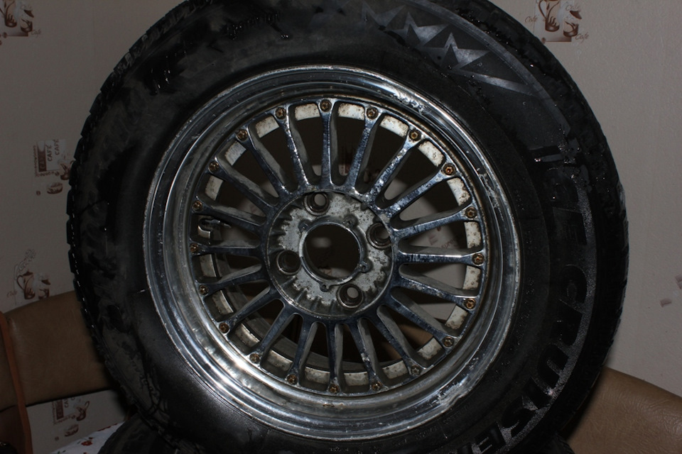 JDMно old school Диски IMPUL FZ-R и Work EWING II r15 — Nissan Cube I ...